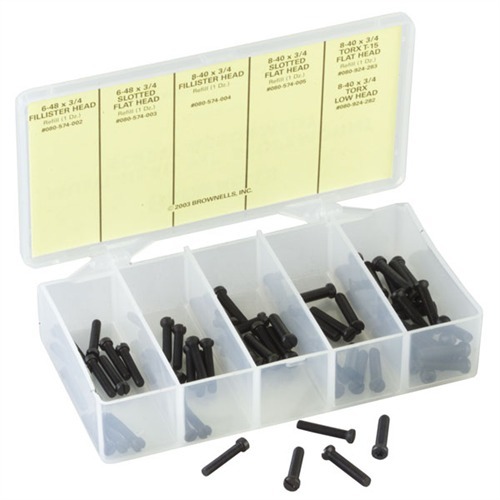 SCREWS BROWNELLS 6-48 & 8-40 Long Screw Kit - Brownells Slovensko